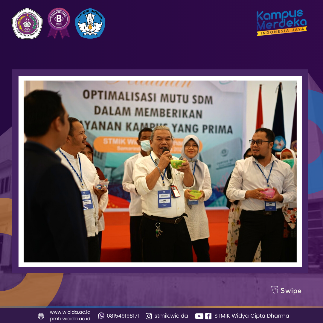 STMIK WICIDA Tingkatkan Mutu Sumber Daya Manusia - STMIK Widya Cipta Dharma