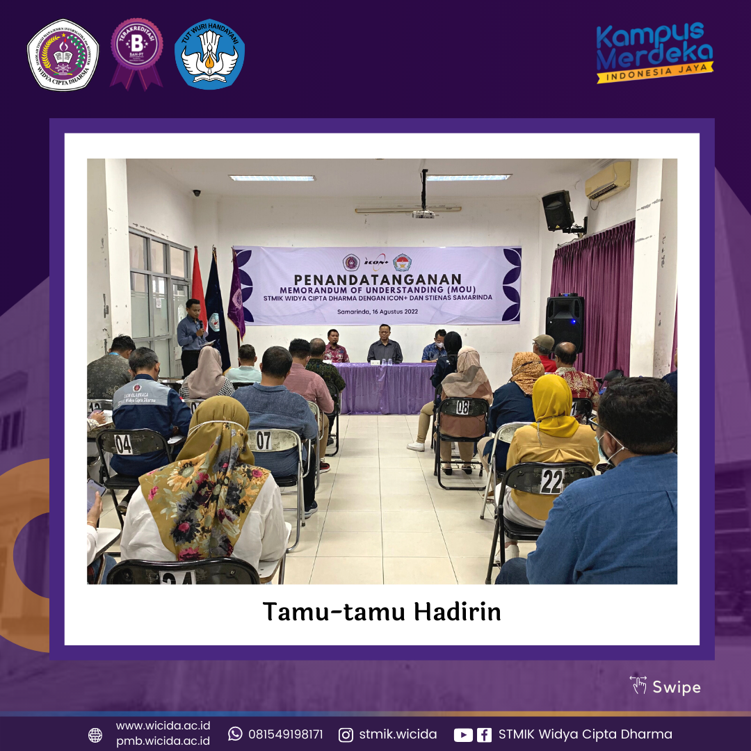 MOU STMIK WICIDA Bersama dengan ICON+ dan STIENAS Samarinda - STMIK ...